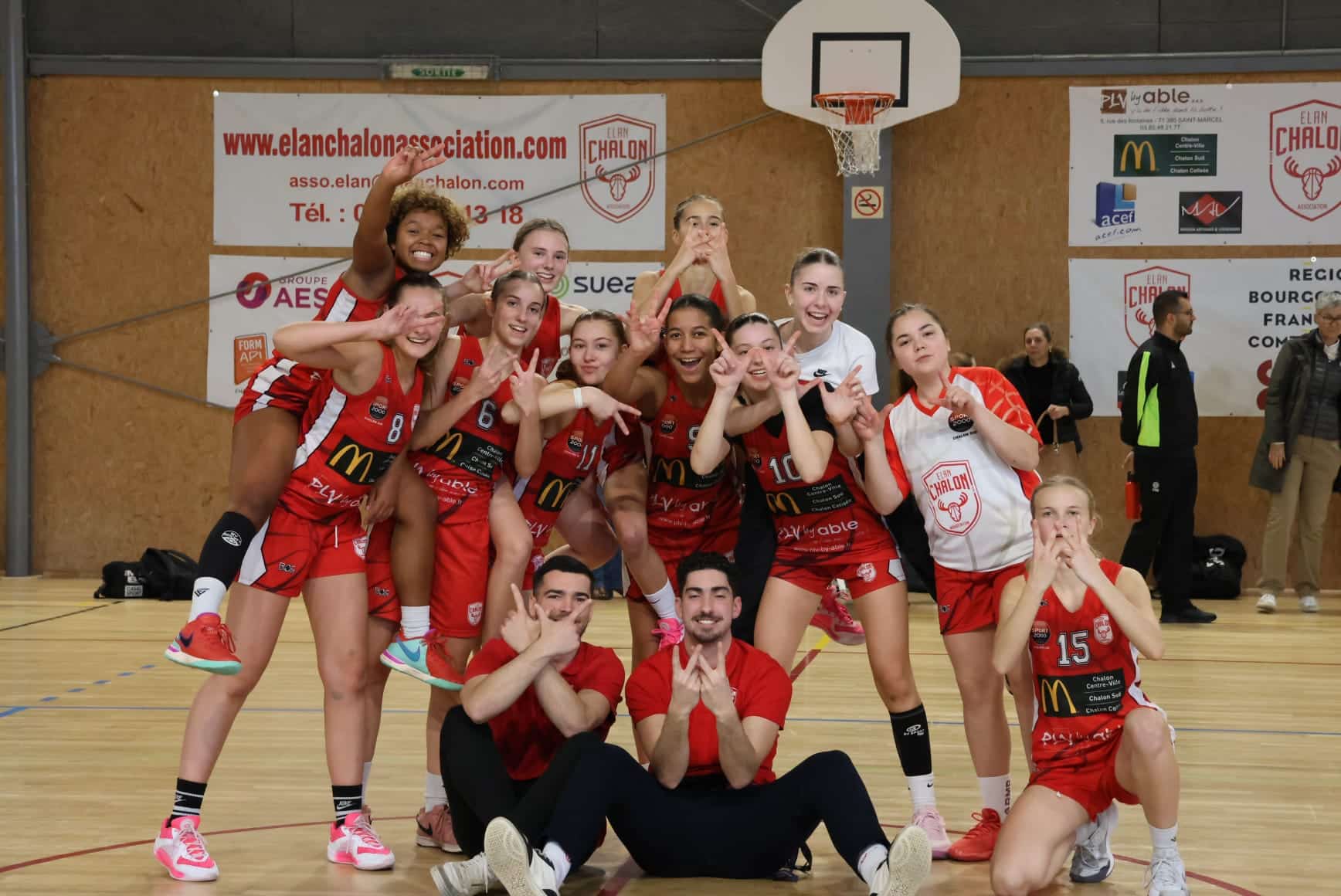 Nos U18F championnes de la coupe territoriale! - Élan Chalon Association